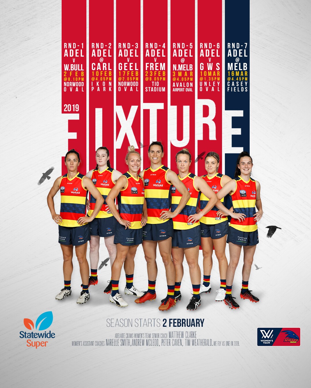 AFLW: 2019 fixture release